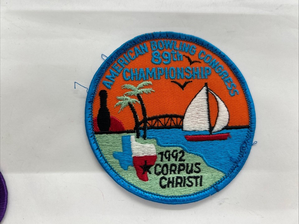 USBC ABC WIBC 1992-2008 Unused Bowling Embroidered Sew On Patches Lot ...