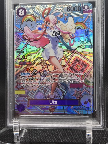 PSA 10 GEM MINT Uta SP OP02-120 Awakening of the New Era One Piece ...