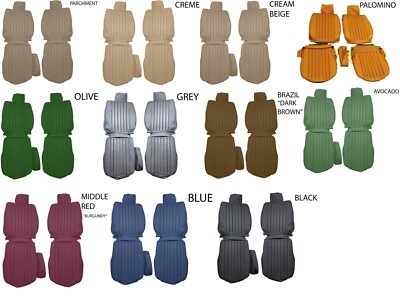 FITS Mercedes Benz R107 1980-85 380SL Seat Covers ALL LEATHER COLORS ...