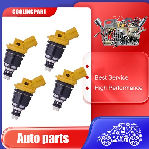 4X NEW Fuel Injectors Yellow Side For Subaru Forester Legacy STI WRX ...