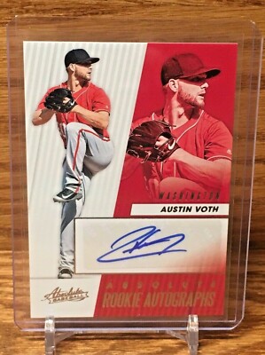 AUSTIN VOTH 2019 Panini Chronicles Baseball Contenders Optic AUTOGRAPH ...