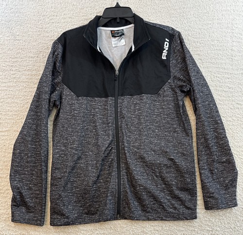 And1 Black and Gray Lightweight Mens Basketball Zip Up Jacket Pockets ...