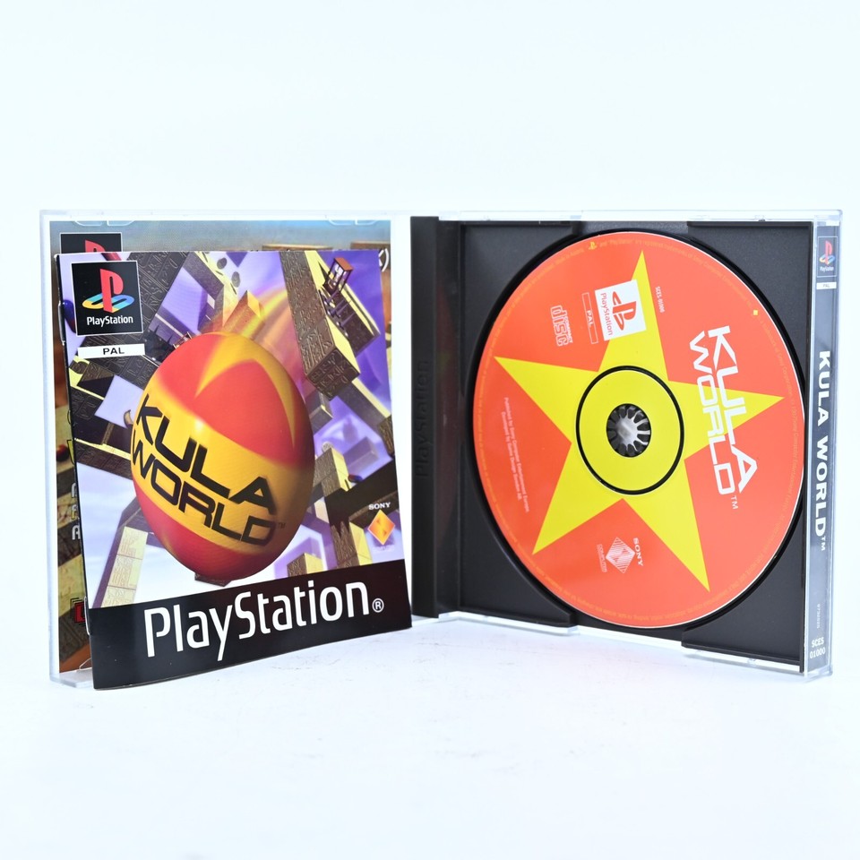 LIKE NEW! Kula World - Sony Playstation 1 / PS1 Game + Manual - PAL ...