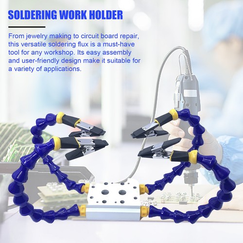 Precision Soldering Tool Stable Base Solder Holder Flexible Arm Iron ...