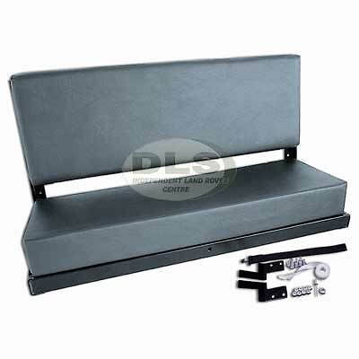 Grey Vinyl Rear Bench Seat Land Rover Series 88"SWB and Defender 90 ...