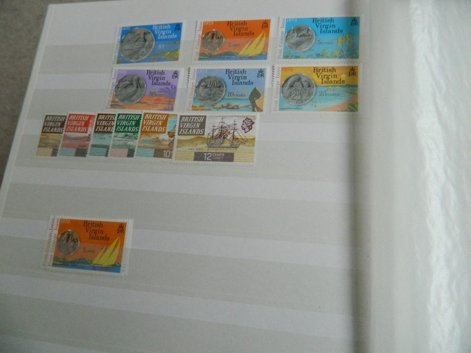 BRITISH VIRGIN ISLANDS FINE MINT MNH STAMPS COLLECTION IN S/BOOK ED.VII ...