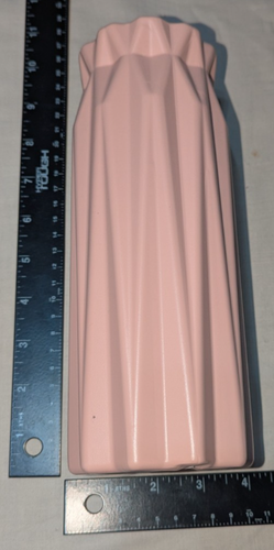 9.5"x3.5" Plastic Pink Blush Flower Vase M24-RIBVSE-01 | eBay