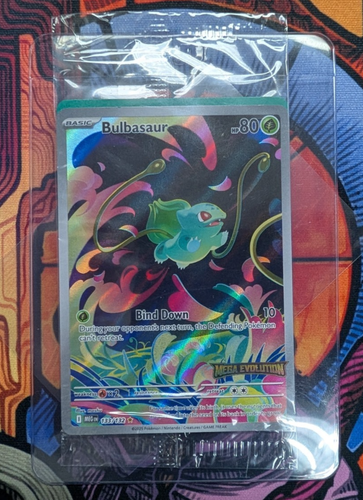 Bulbasaur 133/132 Illustration Rare Mega Evolution Promo Sealed Pokemon ...