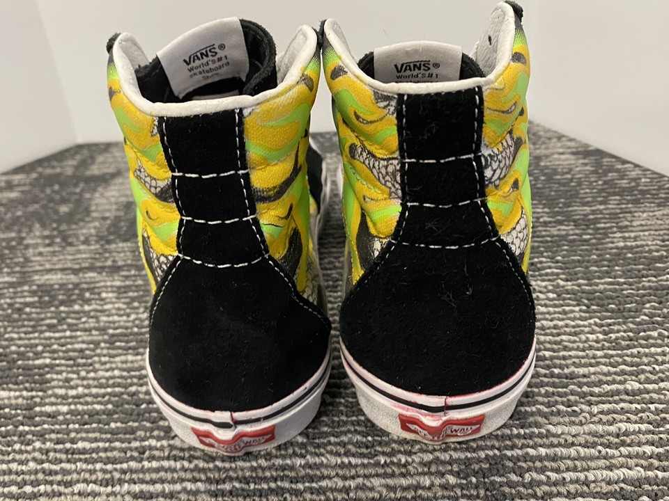 Unisex Vans Off The Wall High-Top Sneakers Men’s Size 6 Women’s Size 7. ...