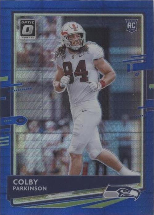 2020 Panini Donruss Optic - Rookies Colby Parkinson #127 Blue Hyper ...