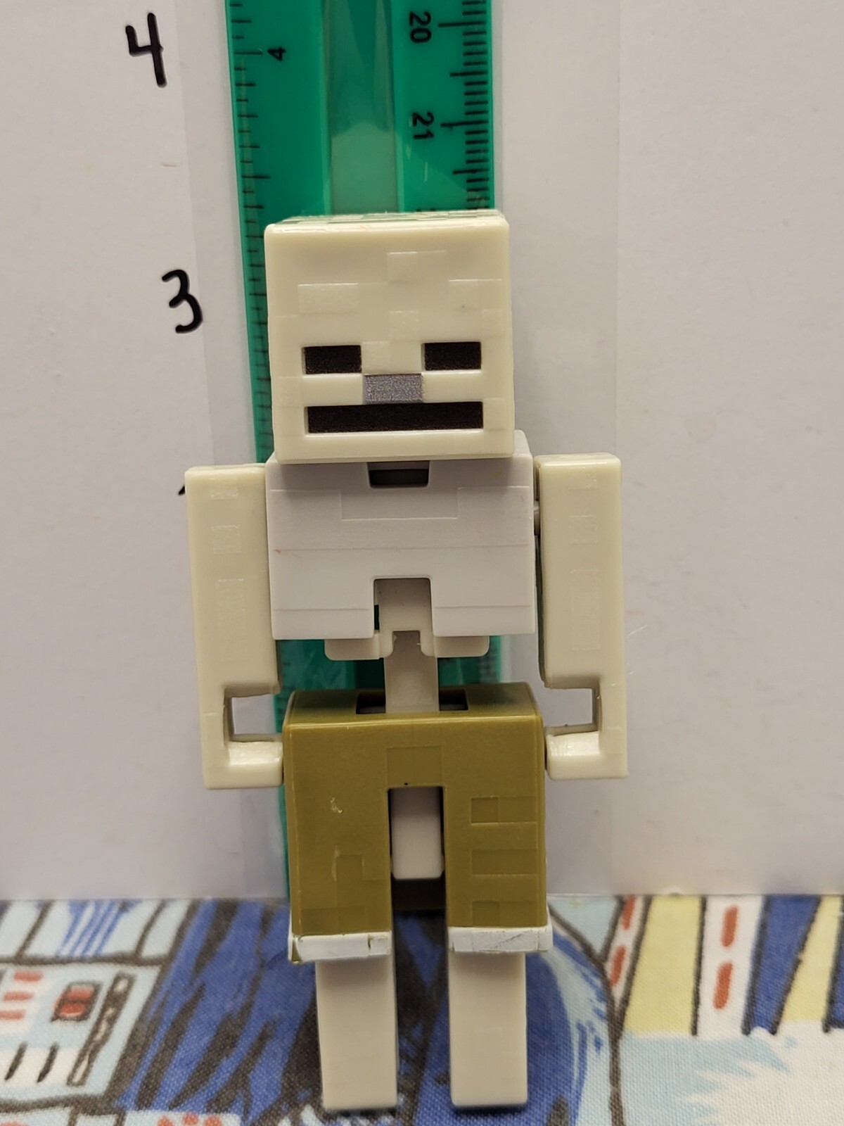 Minecraft Dungeons Skeleton Vanguard 3.5" Figure FIGURE ONLY LOOSE ...