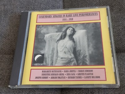 Legendary Singers In Rare Live Performances 1934- 1940 CD in VGC | eBay ...