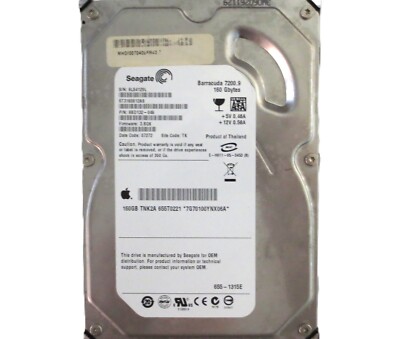 Disque Dur Sata Seagate ST3160812AS 160 Go 12/2006 | eBay