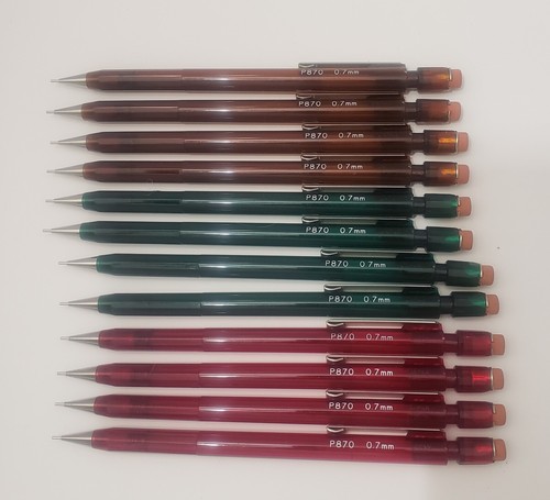 Vintage Scripto Ultra Thin Lead Barrel Pencil Pushpoint 0.7mm HB Lead ...