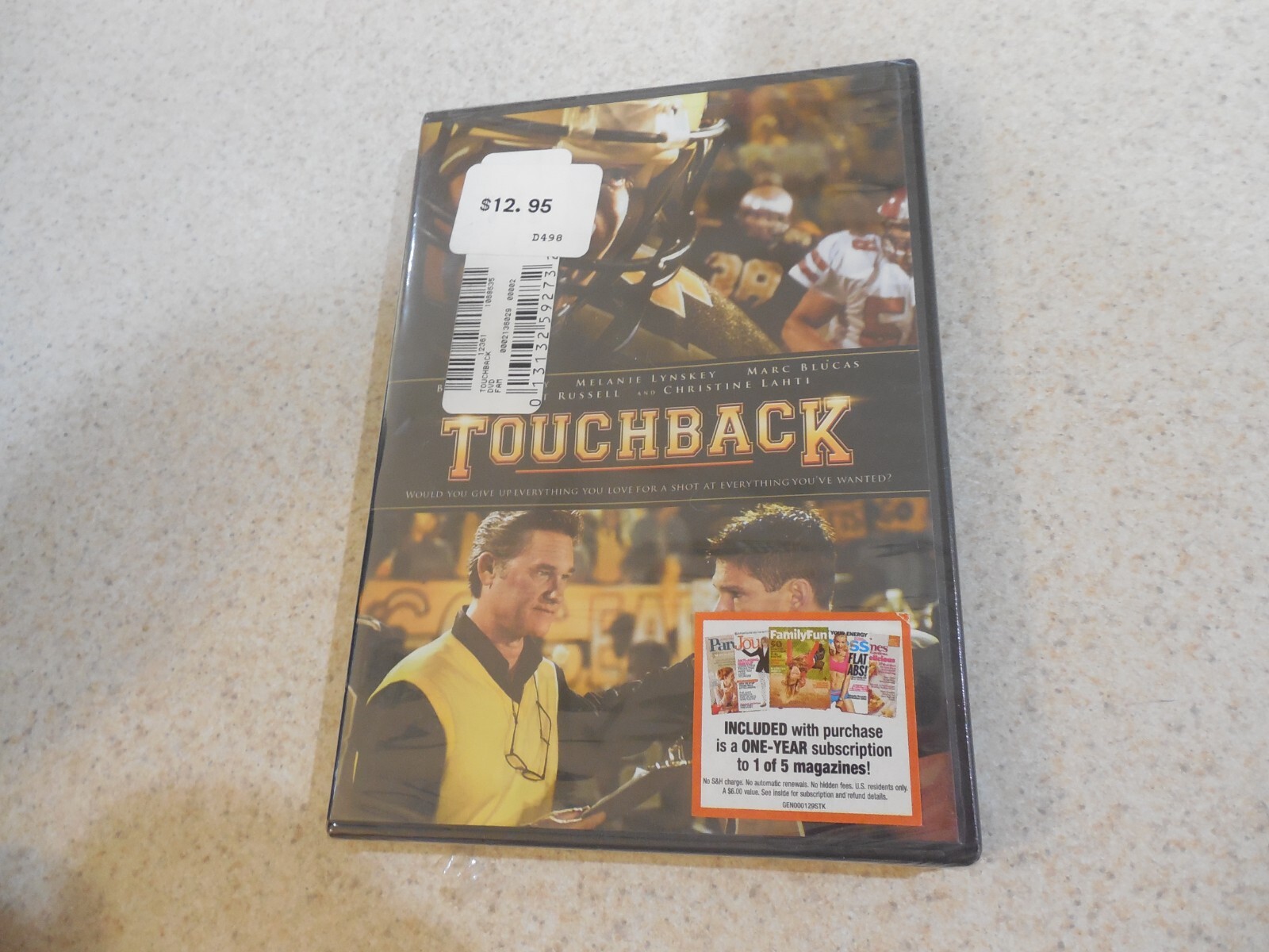 Touchback DVD Kurt Russell - NEW FACTORY SEALED Football sports 13132592732| eBay