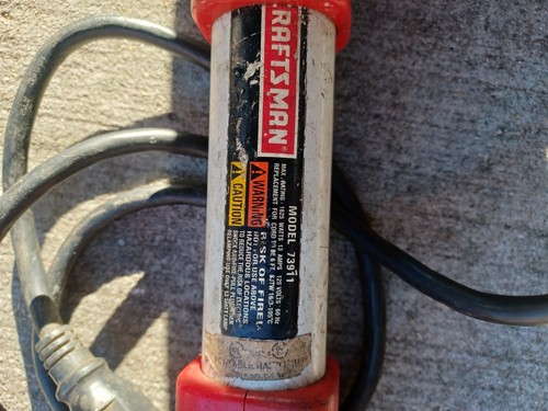 Red Craftsman Electric Fluorescent 13 Watt W Work Light Flashlight ...