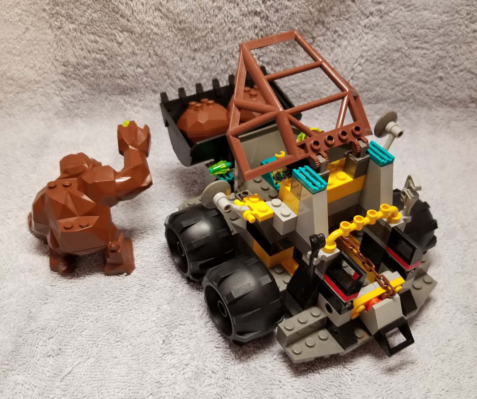 LEGO 4950 Rock Raiders Loader Dozer 100% Complete Excellent Condition w ...