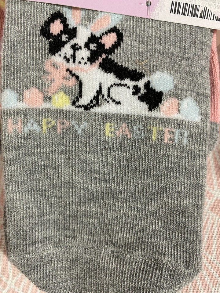 Easter Socks 2 Woman's Ankle (9-11) + 1 Set For Your Large Dog (4 pc ...