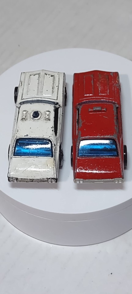 Hot Wheels Redline 1969 OLDS 442 Fire Chief Red & Police Cruiser SEE ...
