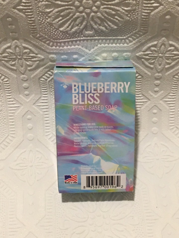 Bolero Blueberry Bliss Soap Plant based made in the USA 6.25 oz Bar NIP ...