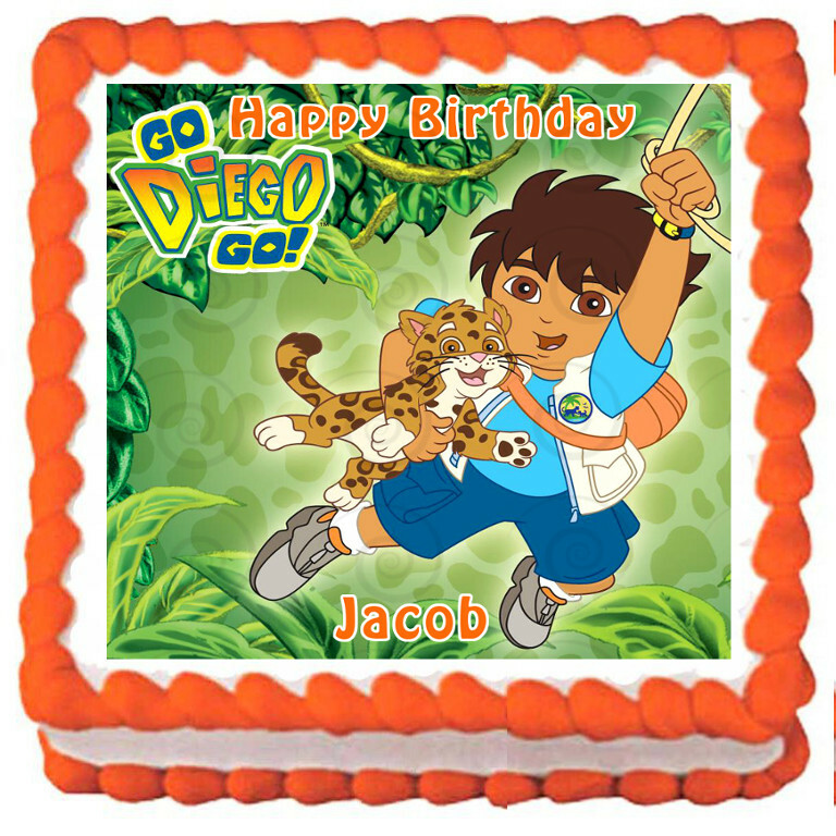Go Diego Go Birthday Cake
