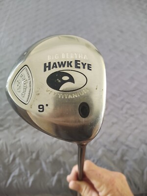 Callaway Big Bertha Hawk Eye Club VFT 9° Golf Driver RH Graphite Firm ...