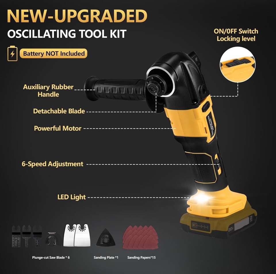 Dewalt Tools Sander Tool First Choice Cordless Oscillating Tool For ...