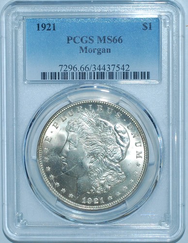 1921 P PCGS MS66 VAM-3F2 Wing Gouge Denticle Impressions Hot 50 Morgan ...