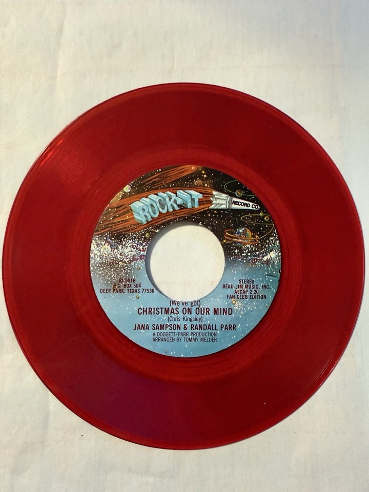 JANA SAMPSON Merry Christmas From Lisa Marie Elvis Tribute 45rpm Red ...