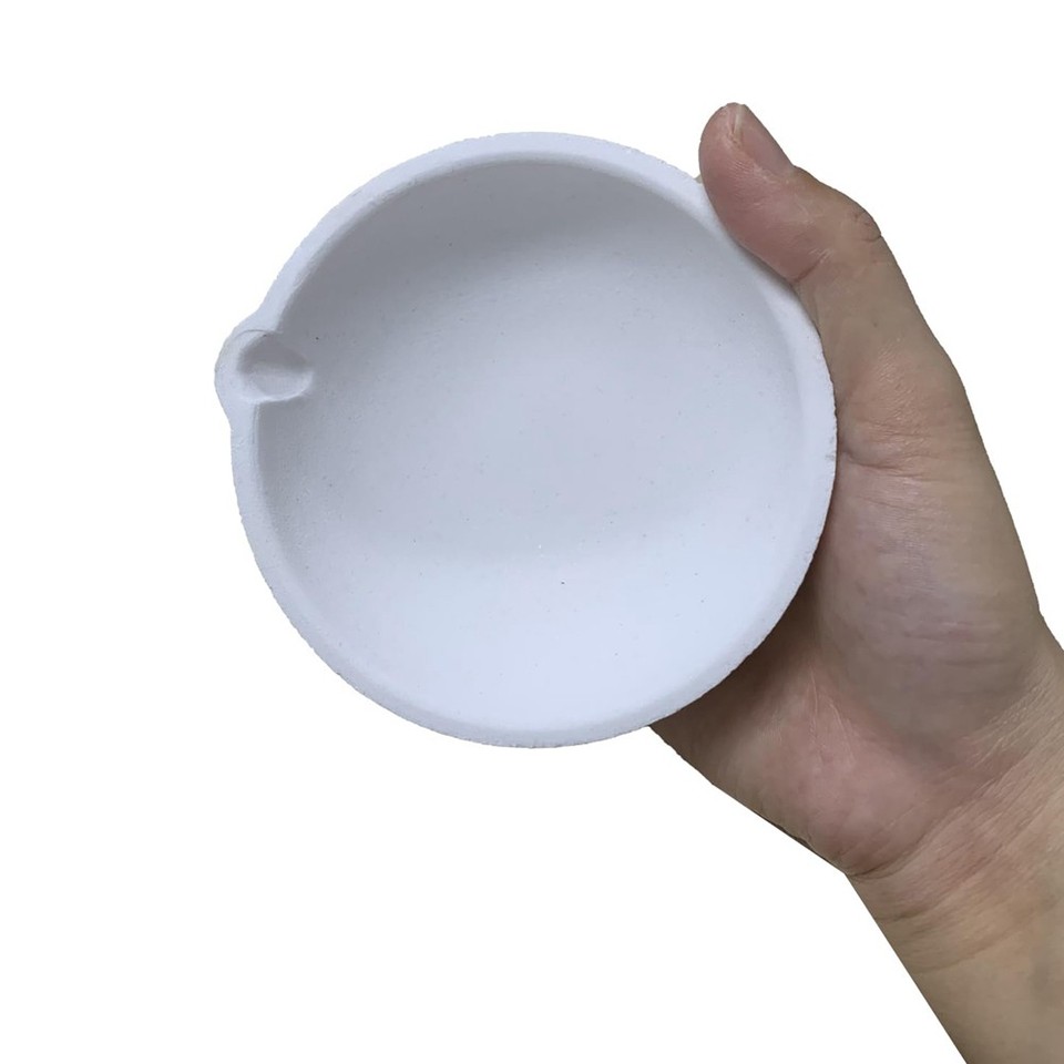 Ceramic Quartz Crucible Bowl Dish Cup Furnace Melting Casting Refining ...