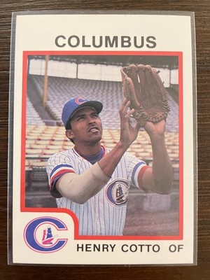 Henry Cotto 1987 ProCards Columbus Clippers Minor League Baseball Card ...