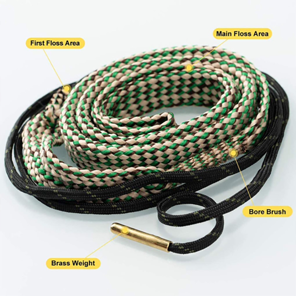 Bore Rope Gun Snake Barrel Cleaners .22 thru .45 & 12 20 Ga Rifle ...