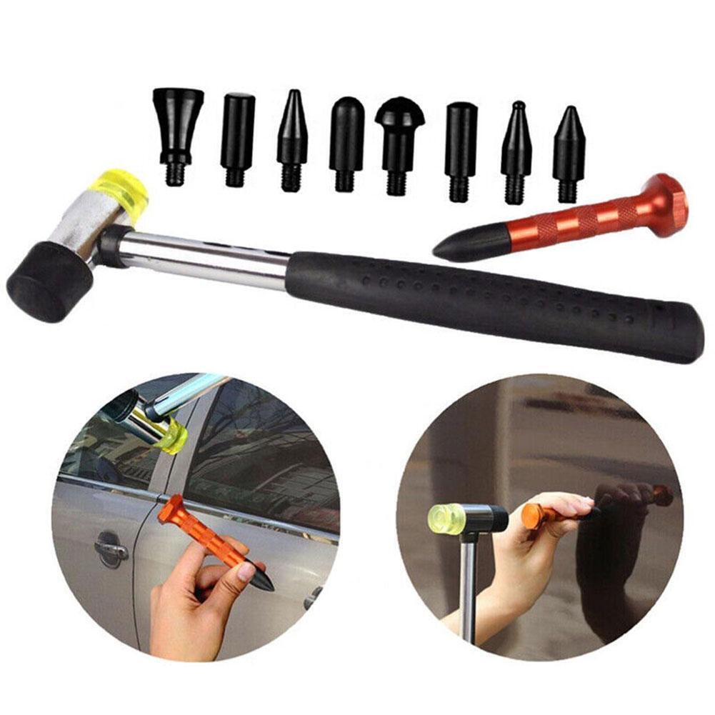 10Pcs Paintless Dent Repair Tools Hail Ding Hammer Tap Down Pen Car ...