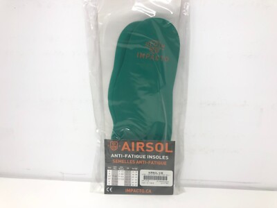Impacto Airsol Anti-Fatigue Flat Insoles C/E Size 7-8.5 | eBay