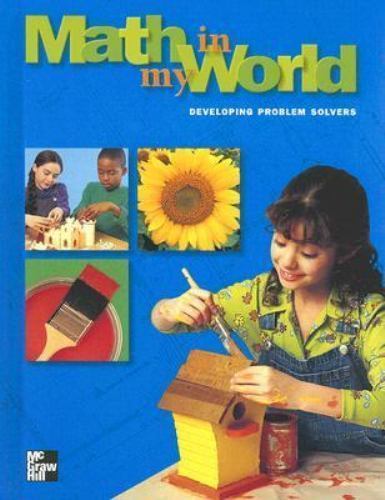 Math in My World: Developing Problem Solvers 9780021103195| eBay