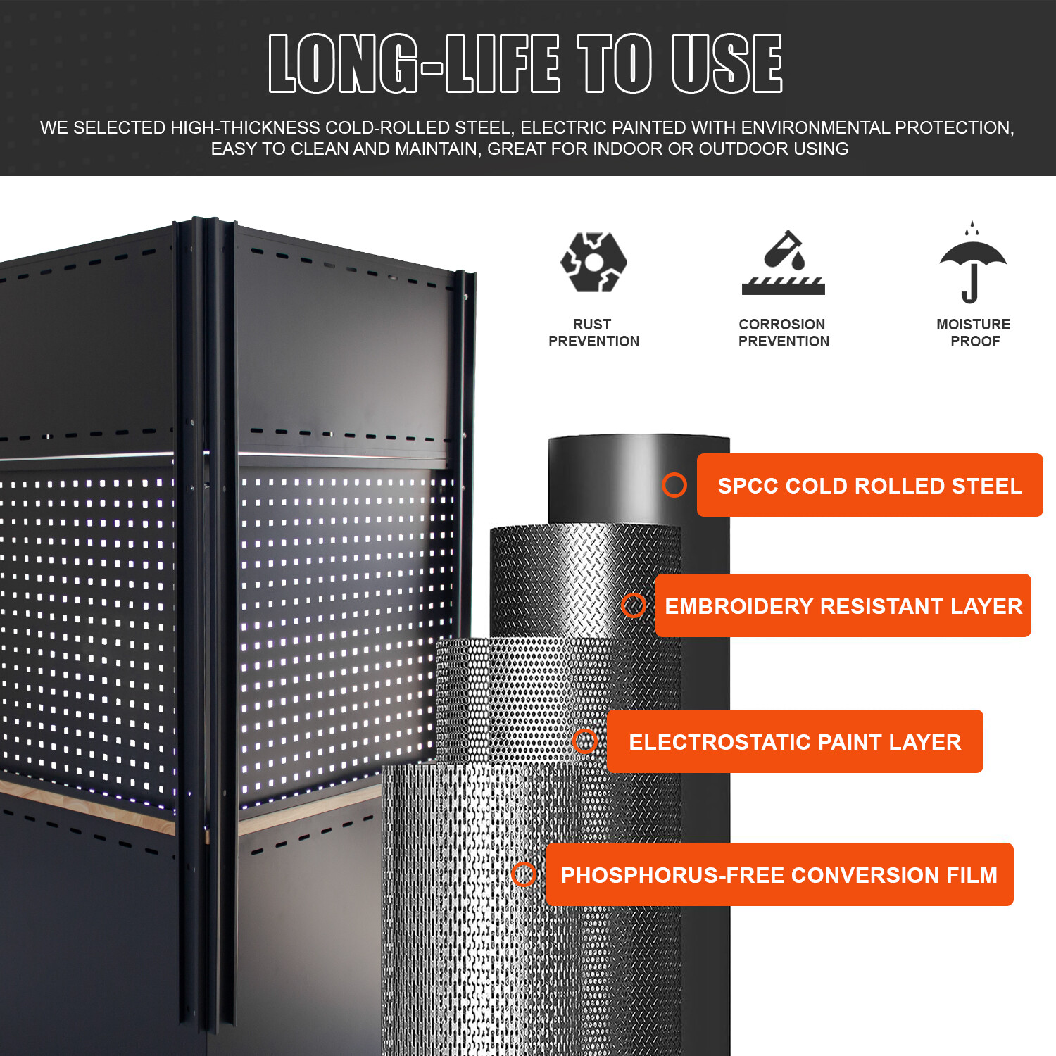 Multifunction Corner Workshop/Garage Cabinet System for Garage Tool ...