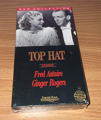 Top Hat ~ Fred Astaire & Ginger Rogers VHS 1988 NEW / Sealed | eBay