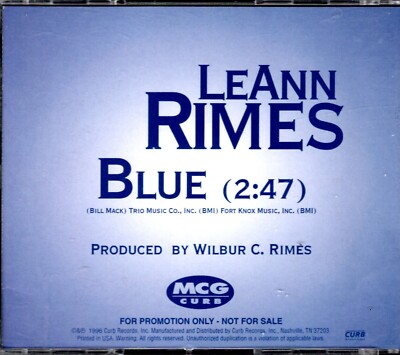 LeAnn Rimes - Blue - PROMO CD Single | eBay