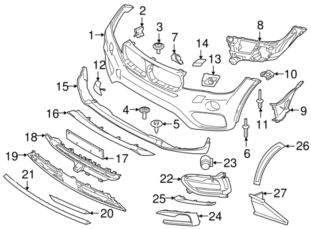 New Genuine BMW Air Channel Left (2015-2019) OE 51117319809 | eBay
