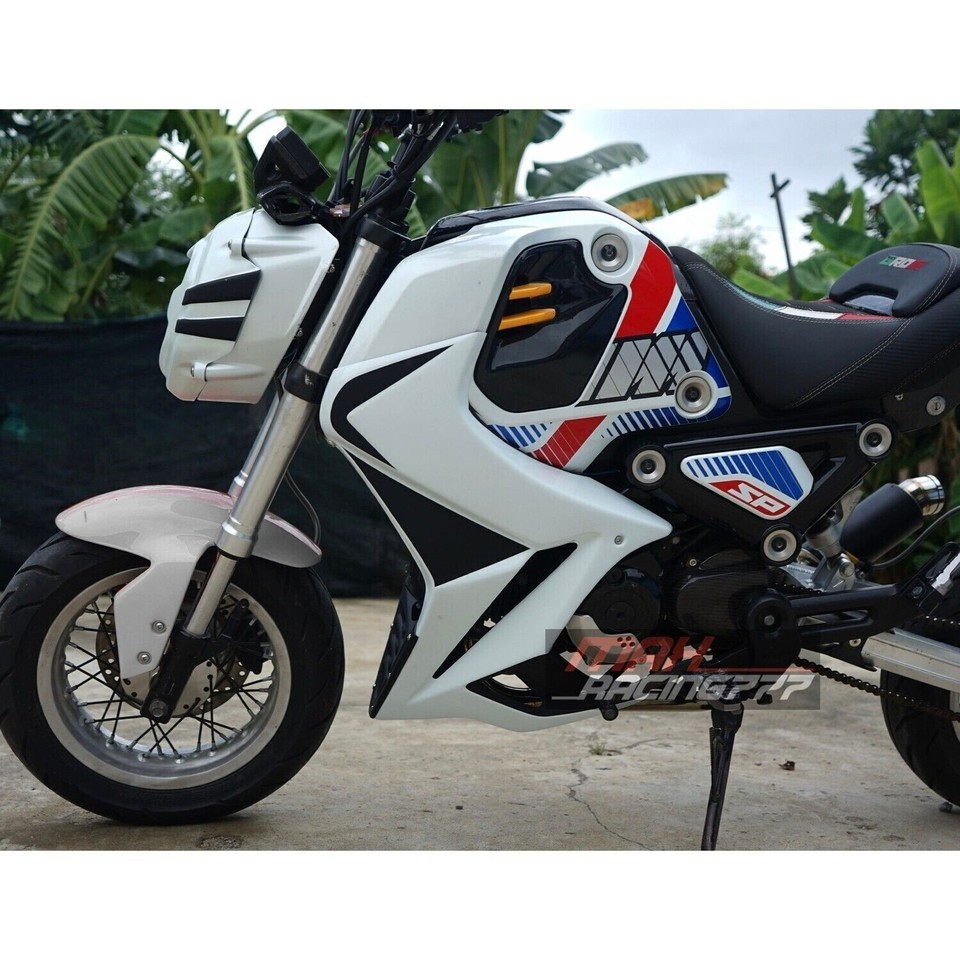 Custom Fairing Set Plastic ABS WHITE FIT FOR HONDA NEW MSX GROM 125 ...