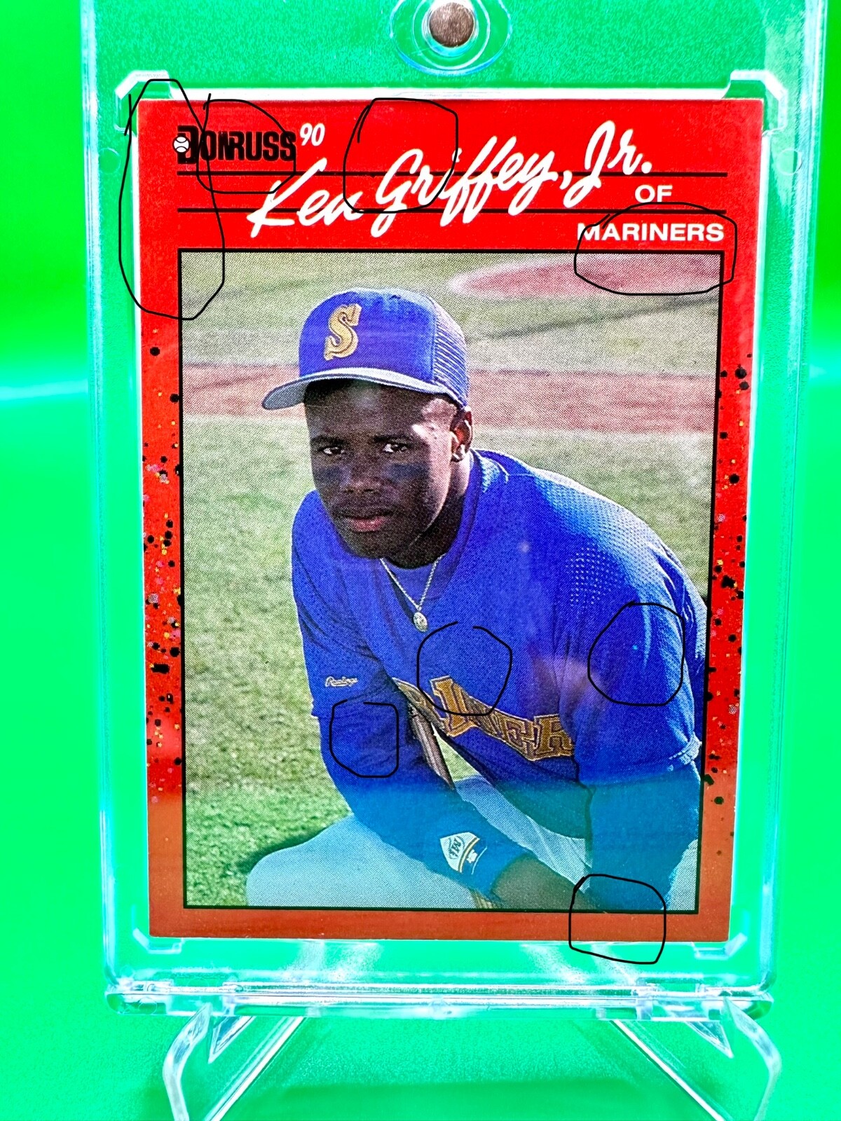 ULTIMATE ERROR CARD! 1990 Donruss Ken Griffey Jr. #365 ROOKIE! MEGA ...