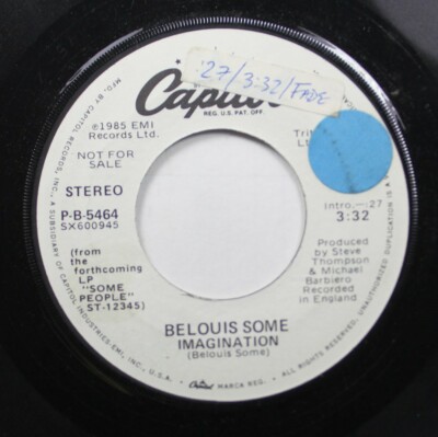 Rock Promo 45 Belouis Some - Imagination / Imagination On Capitol ...