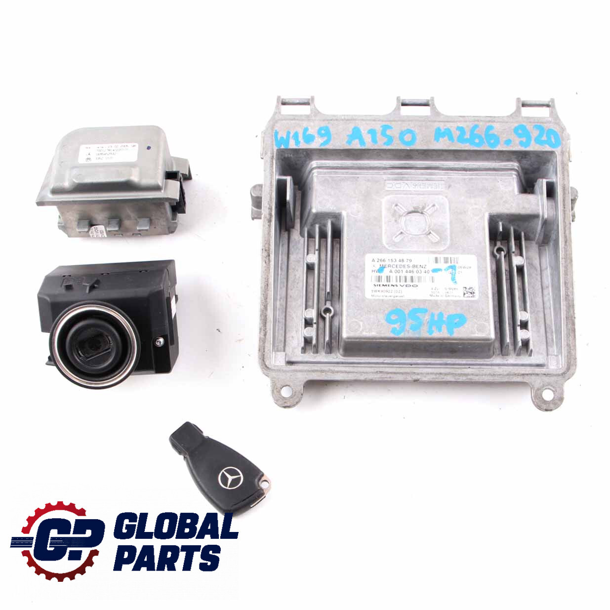 Mercedes W169 A150 M266.920 95HP Engine Control Unit ECU Kit ...