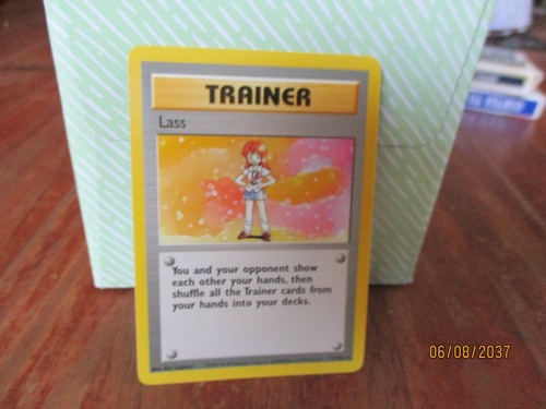 LASS - 75/102 - Base Set Trainer Card - Pokémon Card 1999 | eBay