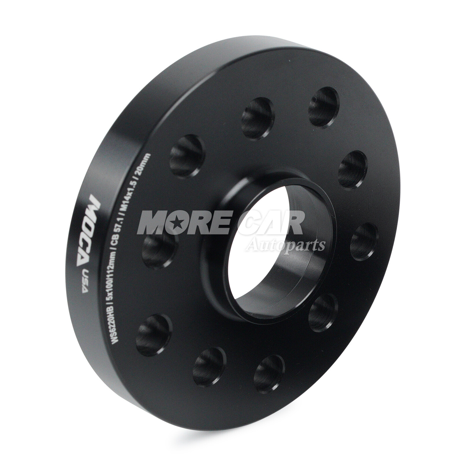 2x 20mm Wheel Spacers 5x100 to 5x112 hubcentric 57.1mm for Audi ...