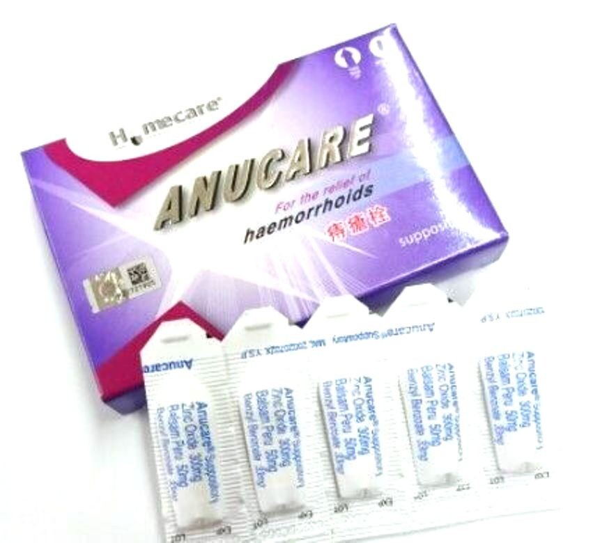 ANUCARE Suppository 50's Treatment For Hemorrhoids DHL EXPRESS | eBay