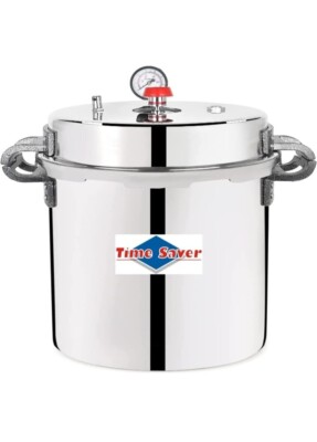 Aluminum Outer Lid Handi Pressure Cooker Commercial ISI Mark - (Silver ...