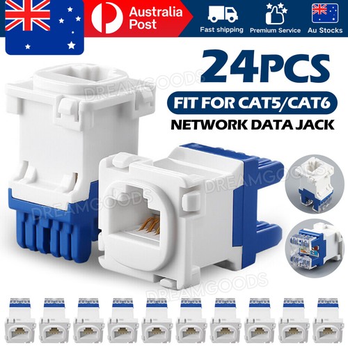 Clipsal Compatible Style CAT6 RJ45 8P8C Network Data Jack Mech Insert ...
