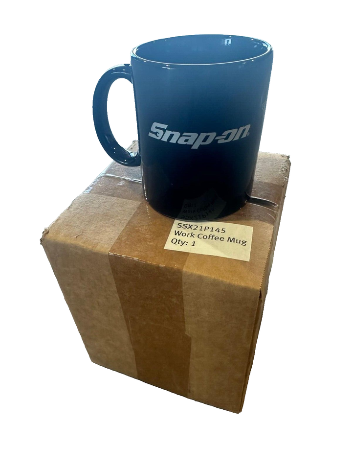 Snap-on Tools "Work" wrench Mug Coffee Cup Collectible Black NIB ...