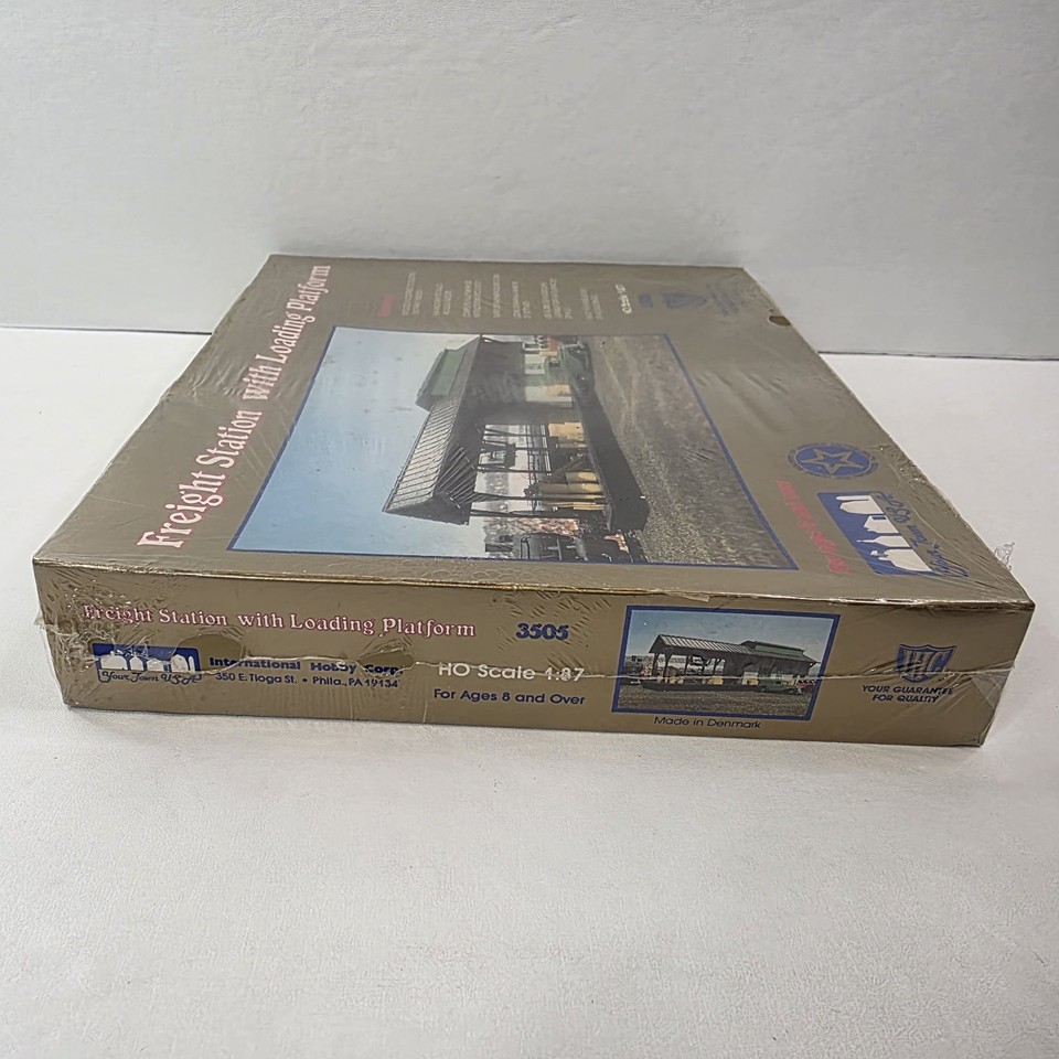 IHC Freight Station with Loading Platform Ho O Scale 1:87 Kit #3505 NEW ...